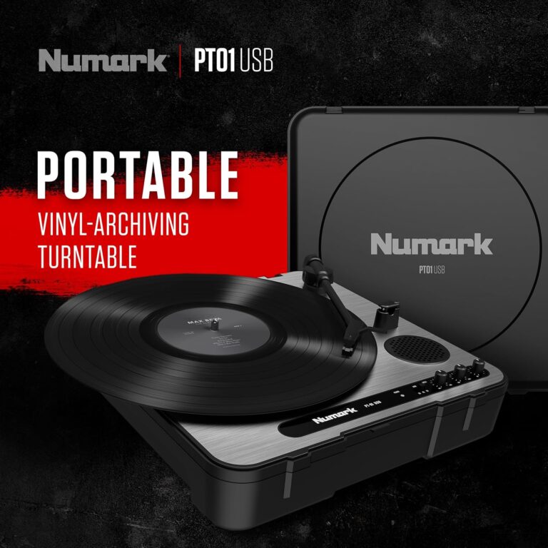 Numark PT01USB Portable Turntable Review